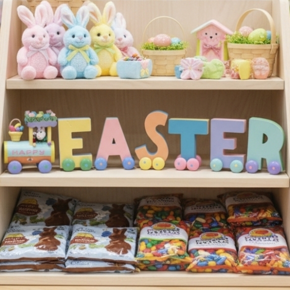 Holiday | Vintage Wooden Easter Train Set 1995 Y2k Gram Holiday | Poshmark